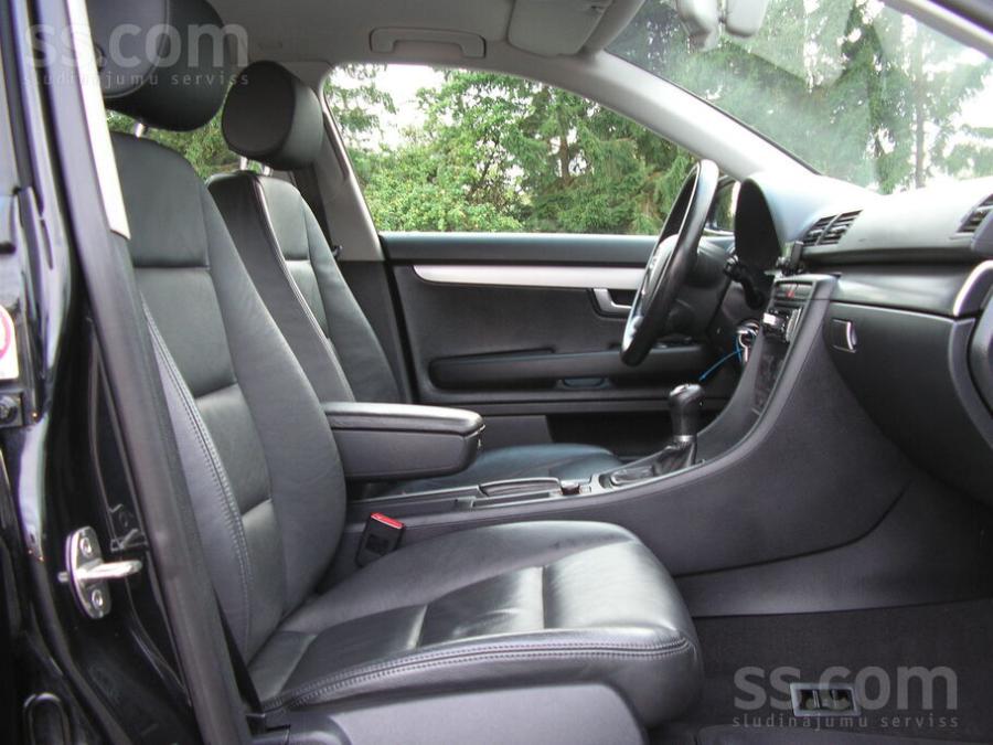 Black Audi A4 2006 in Riga, with an engine capacity of 1.90 L and mileage of 0 thousand km for 5450 €, photo 24 on AUTOMOTO.COM.LV