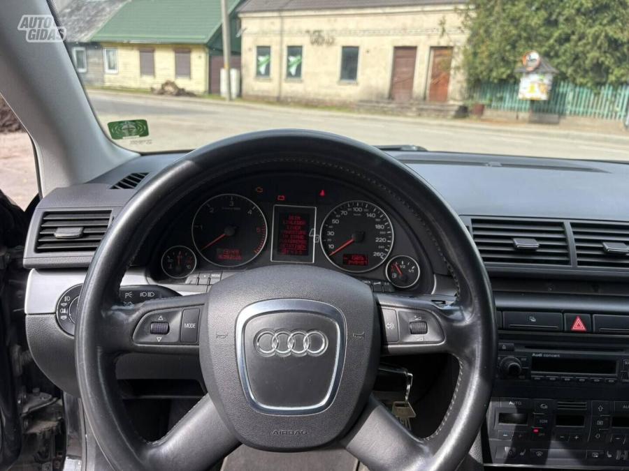Черный Ауди А4 2006 в Юрбаркас, объемом двигателя 2.00 л и пробегом 250 тыс. км за 1950 €, фото 9 на AUTOMOTO.COM.LV