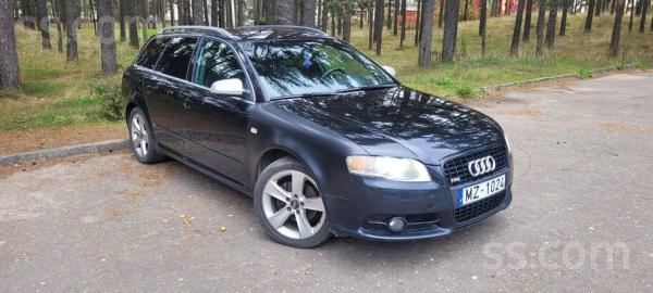 Black Audi A4 2006 in Riga, with an engine capacity of 2.00 L and mileage of 366 thousand km for 2200 €, photo 1 on AUTOMOTO.COM.LV