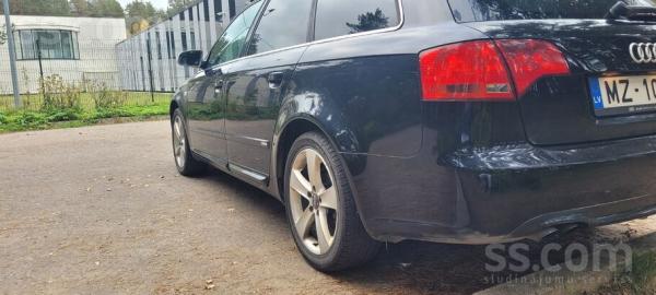 Black Audi A4 2006 in Riga, with an engine capacity of 2.00 L and mileage of 366 thousand km for 2200 €, photo 6 on AUTOMOTO.COM.LV
