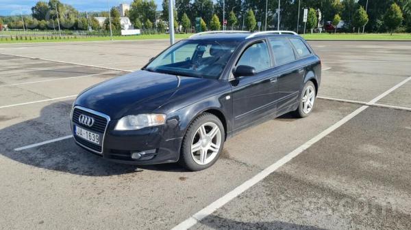 Black Audi A4 2006 in Tukums, with an engine capacity of 1.90 L and mileage of 387 thousand km for 1990 €, photo 1 on AUTOMOTO.COM.LV