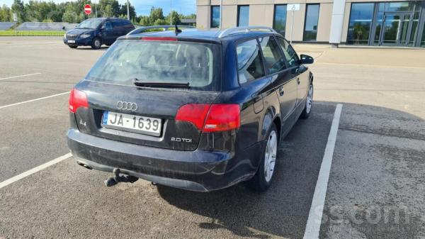 Black Audi A4 2006 in Tukums, with an engine capacity of 1.90 L and mileage of 387 thousand km for 1990 €, photo 4 on AUTOMOTO.COM.LV