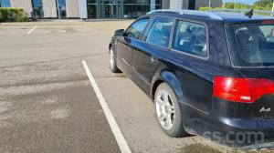 Black Audi A4 2006 in Tukums, with an engine capacity of 1.90 L and mileage of 387 thousand km for 1990 €, photo 7 on AUTOMOTO.COM.LV