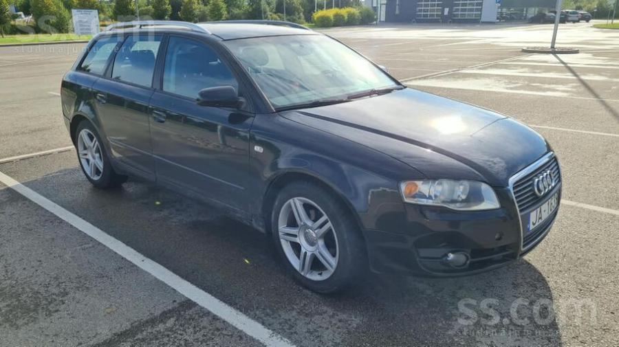 Black Audi A4 2006 in Tukums, with an engine capacity of 1.90 L and mileage of 387 thousand km for 1990 €, photo 8 on AUTOMOTO.COM.LV