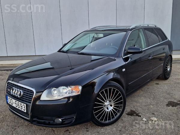 Black Audi A4 2006 in Bauska, with an engine capacity of 2.00 L and mileage of 421 thousand km for 2350 €, photo 1 on AUTOMOTO.COM.LV