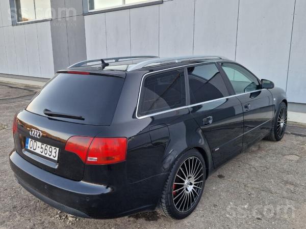Black Audi A4 2006 in Bauska, with an engine capacity of 2.00 L and mileage of 421 thousand km for 2350 €, photo 8 on AUTOMOTO.COM.LV