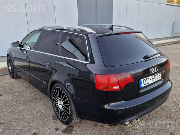 Black Audi A4 2006 in Bauska, with an engine capacity of 2.00 L and mileage of 421 thousand km for 2350 €, photo 9 on AUTOMOTO.COM.LV
