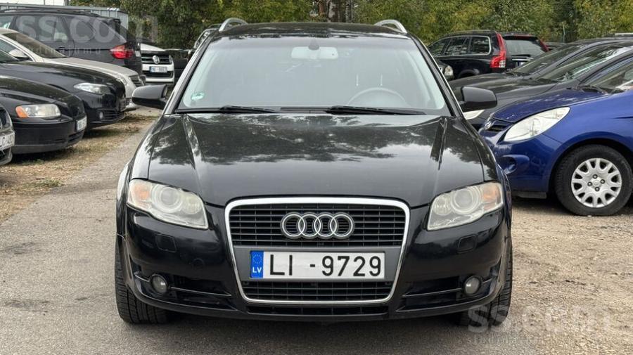 Black Audi A4 2006 in Riga, with an engine capacity of 2.70 L and mileage of 359 thousand km for 1350 €, photo 1 on AUTOMOTO.COM.LV