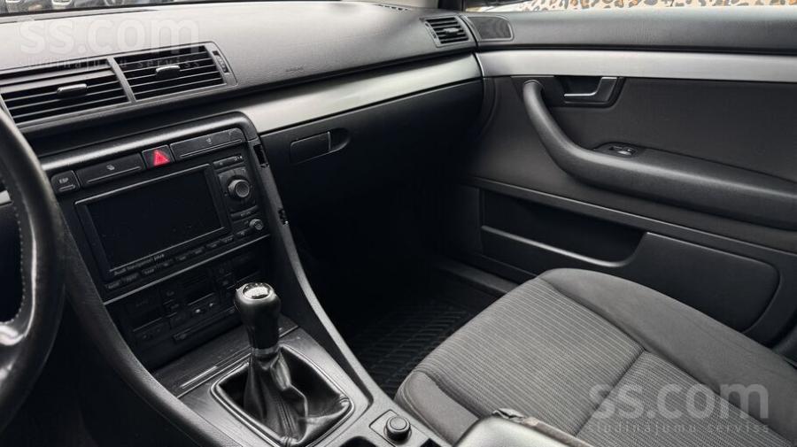 Black Audi A4 2006 in Riga, with an engine capacity of 2.70 L and mileage of 359 thousand km for 1350 €, photo 8 on AUTOMOTO.COM.LV