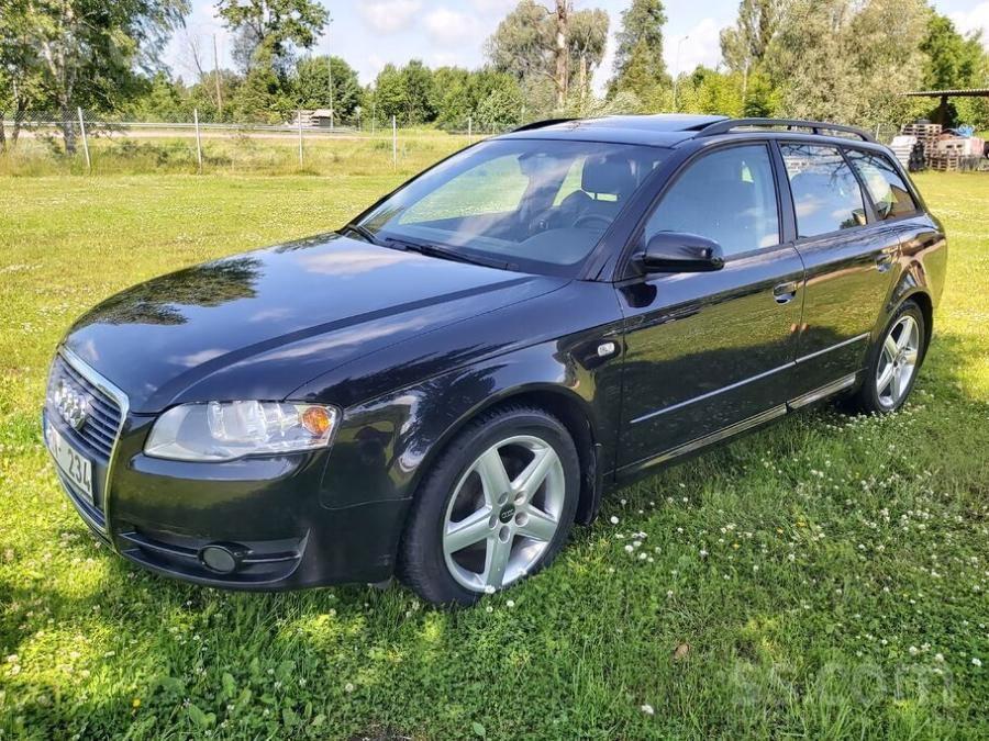Black Audi A4 2006 in Riga, with an engine capacity of 2.00 L and mileage of 362 thousand km for 3550 €, photo 1 on AUTOMOTO.COM.LV