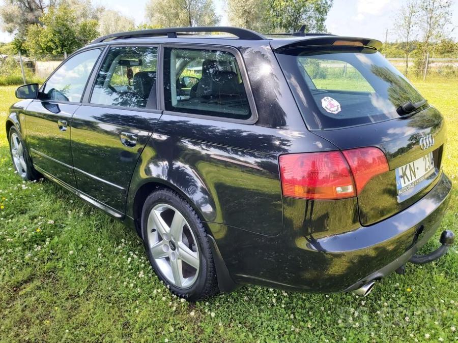 Black Audi A4 2006 in Riga, with an engine capacity of 2.00 L and mileage of 362 thousand km for 3550 €, photo 4 on AUTOMOTO.COM.LV