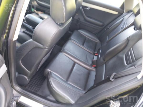 Black Audi A4 2006 in Riga, with an engine capacity of 2.00 L and mileage of 362 thousand km for 3550 €, photo 11 on AUTOMOTO.COM.LV