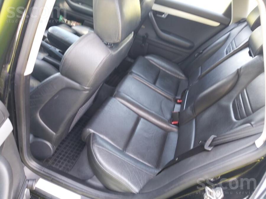 Black Audi A4 2006 in Riga, with an engine capacity of 2.00 L and mileage of 362 thousand km for 3550 €, photo 11 on AUTOMOTO.COM.LV