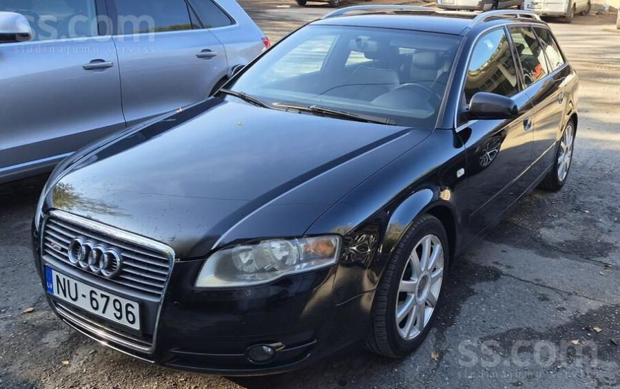 Black Audi A4 2006 in Riga, with an engine capacity of 2.00 L and mileage of 255 thousand km for 2300 €, photo 3 on AUTOMOTO.COM.LV