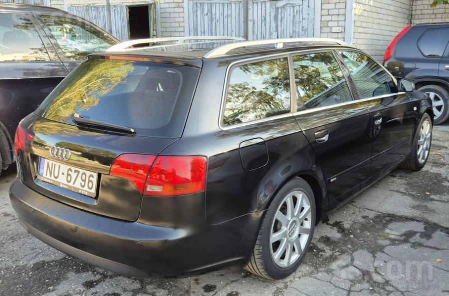 Black Audi A4 2006 in Riga, with an engine capacity of 2.00 L and mileage of 255 thousand km for 2300 €, photo 4 on AUTOMOTO.COM.LV