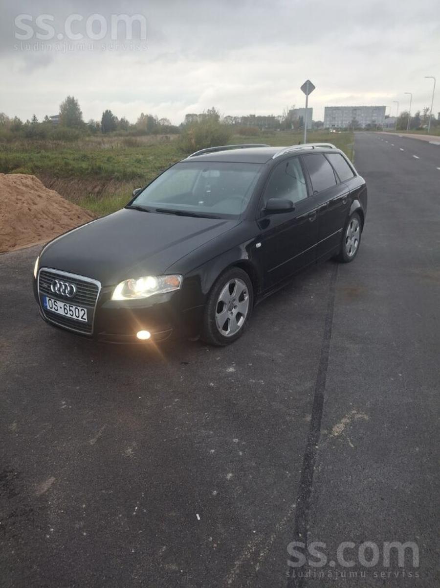 Black Audi A4 2006 in Bauska, with an engine capacity of 2.00 L and mileage of 319 thousand km for 2950 €, photo 4 on AUTOMOTO.COM.LV