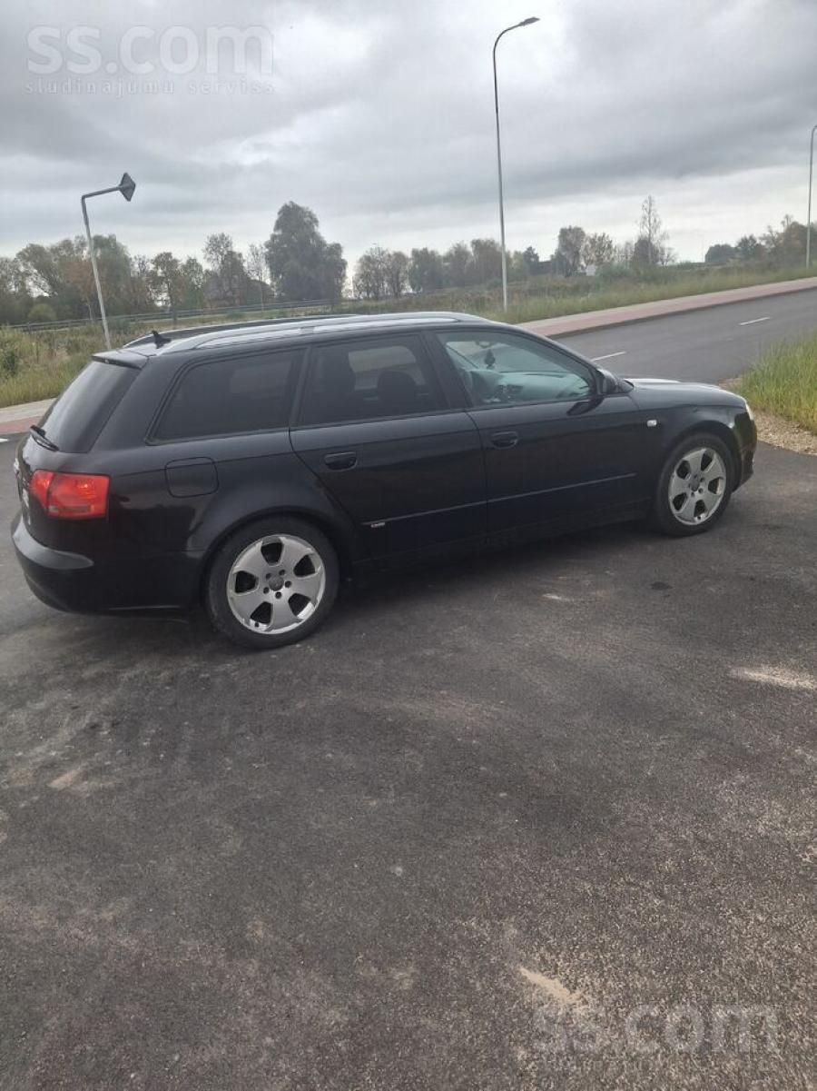 Black Audi A4 2006 in Bauska, with an engine capacity of 2.00 L and mileage of 319 thousand km for 2950 €, photo 6 on AUTOMOTO.COM.LV