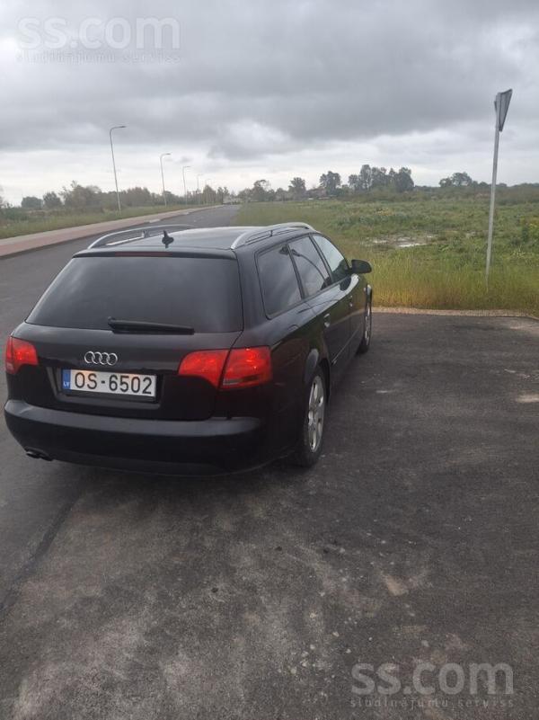 Black Audi A4 2006 in Bauska, with an engine capacity of 2.00 L and mileage of 319 thousand km for 2950 €, photo 8 on AUTOMOTO.COM.LV