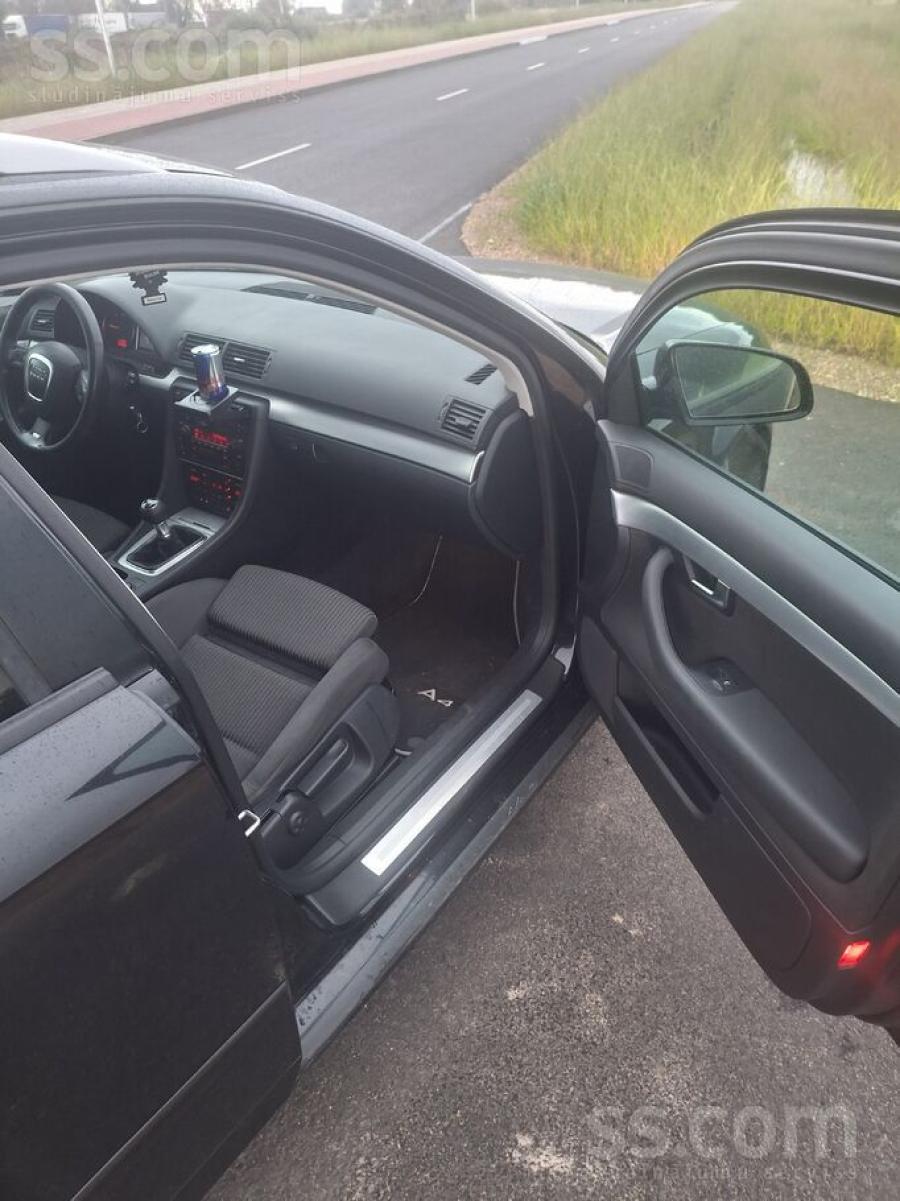 Black Audi A4 2006 in Bauska, with an engine capacity of 2.00 L and mileage of 319 thousand km for 2950 €, photo 13 on AUTOMOTO.COM.LV