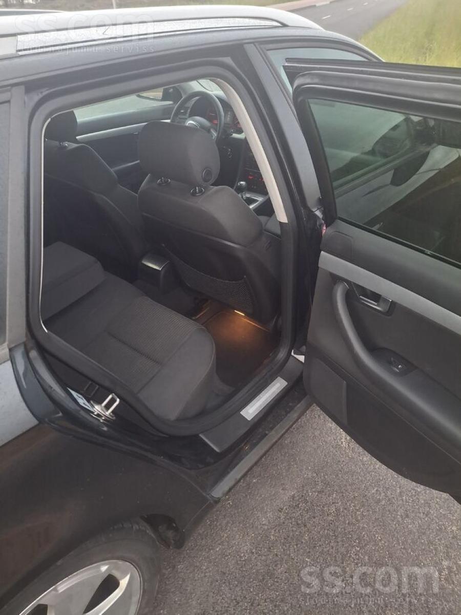 Black Audi A4 2006 in Bauska, with an engine capacity of 2.00 L and mileage of 319 thousand km for 2950 €, photo 14 on AUTOMOTO.COM.LV