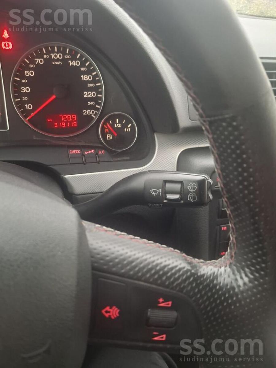 Black Audi A4 2006 in Bauska, with an engine capacity of 2.00 L and mileage of 319 thousand km for 2950 €, photo 17 on AUTOMOTO.COM.LV