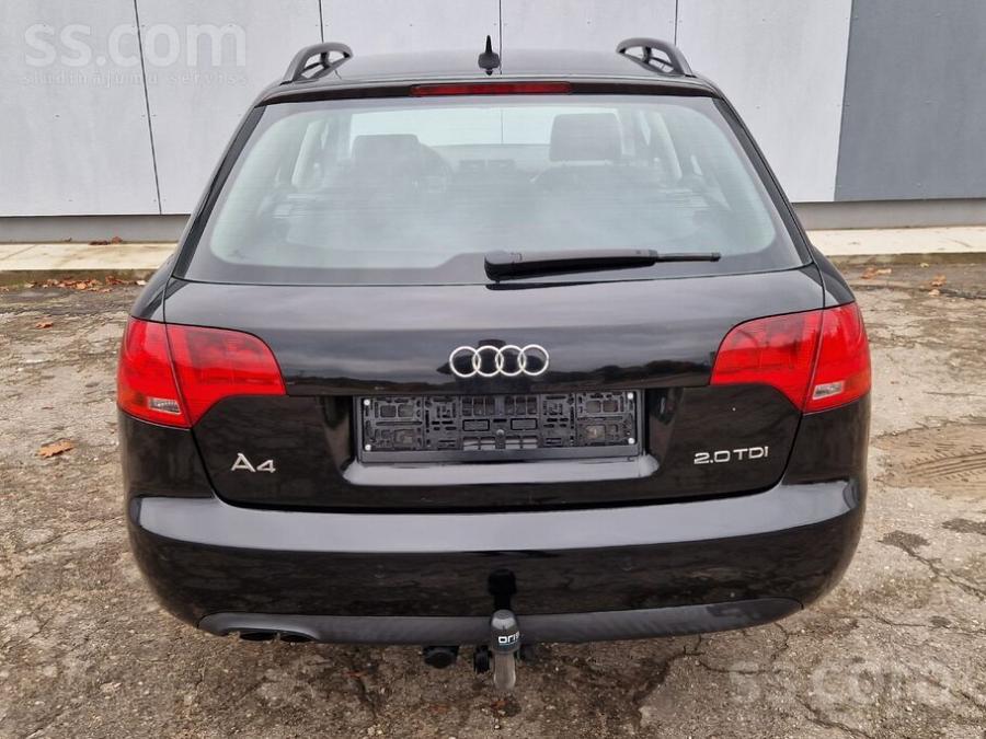 Melns Audi A4 2006 Bauska, ar dzinēja tilpumu 2.00 L un nobraukumu 403 tūkst. km par 3250 €, foto 5 vietnē AUTOMOTO.COM.LV