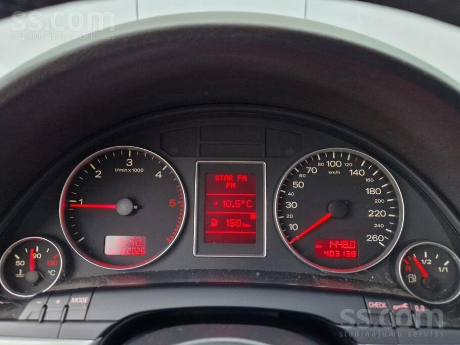 Melns Audi A4 2006 Bauska, ar dzinēja tilpumu 2.00 L un nobraukumu 403 tūkst. km par 3250 €, foto 22 vietnē AUTOMOTO.COM.LV