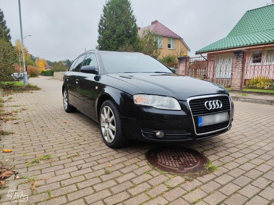 Black Audi A4 2006 in Vilnius, with an engine capacity of 2.00 L and mileage of 353 thousand km for 1800 €, photo 4 on AUTOMOTO.COM.LV