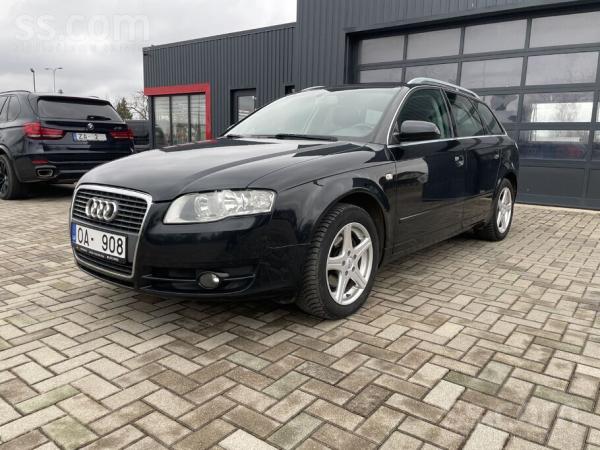 Black Audi A4 2007 in Ogre, with an engine capacity of 1.90 L and mileage of 0 thousand km for 1650 €, photo 1 on AUTOMOTO.COM.LV