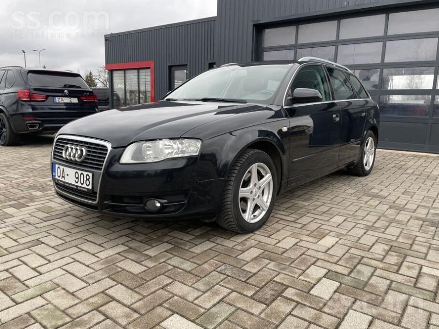 Black Audi A4 2007 in Ogre, with an engine capacity of 1.90 L and mileage of 0 thousand km for 1650 €, photo 1 on AUTOMOTO.COM.LV