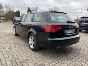Black Audi A4 2007 in Ogre, with an engine capacity of 1.90 L and mileage of 0 thousand km for 1650 €, photo 3 on AUTOMOTO.COM.LV