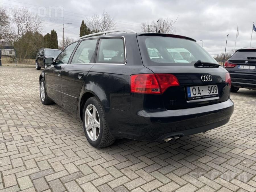 Black Audi A4 2007 in Ogre, with an engine capacity of 1.90 L and mileage of 0 thousand km for 1650 €, photo 3 on AUTOMOTO.COM.LV