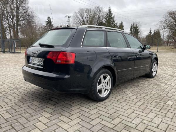 Black Audi A4 2007 in Ogre, with an engine capacity of 1.90 L and mileage of 0 thousand km for 1650 €, photo 4 on AUTOMOTO.COM.LV