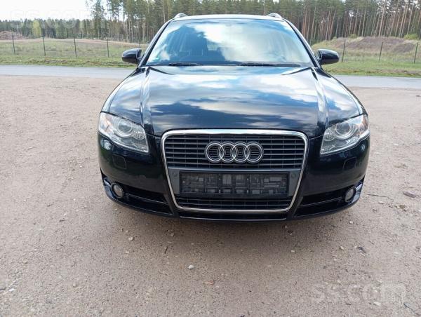 Black Audi A4 2007 in Ogre, with an engine capacity of 2.00 L and mileage of 323 thousand km for 3550 €, photo 1 on AUTOMOTO.COM.LV