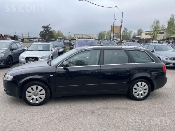 Black Audi A4 2007 in Riga, with an engine capacity of 1.90 L and mileage of 0 thousand km for 4350 €, photo 1 on AUTOMOTO.COM.LV