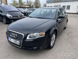 Black Audi A4 2007 in Riga, with an engine capacity of 1.90 L and mileage of 0 thousand km for 4350 €, photo 2 on AUTOMOTO.COM.LV