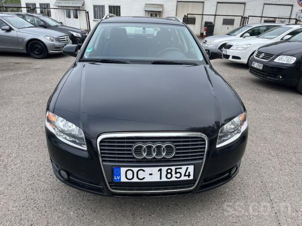 Black Audi A4 2007 in Riga, with an engine capacity of 1.90 L and mileage of 0 thousand km for 4350 €, photo 3 on AUTOMOTO.COM.LV