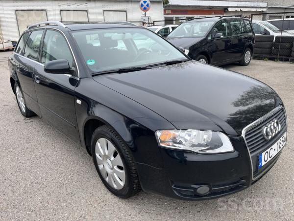 Black Audi A4 2007 in Riga, with an engine capacity of 1.90 L and mileage of 0 thousand km for 4350 €, photo 4 on AUTOMOTO.COM.LV