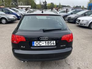 Black Audi A4 2007 in Riga, with an engine capacity of 1.90 L and mileage of 0 thousand km for 4350 €, photo 7 on AUTOMOTO.COM.LV