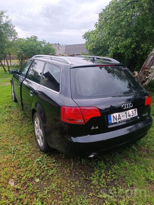 Black Audi A4 2007 in Aizkraukle, with an engine capacity of 3.00 L and mileage of 392 thousand km for 1950 €, photo 3 on AUTOMOTO.COM.LV