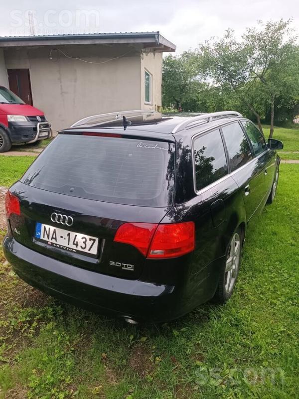 Black Audi A4 2007 in Aizkraukle, with an engine capacity of 3.00 L and mileage of 392 thousand km for 1950 €, photo 4 on AUTOMOTO.COM.LV