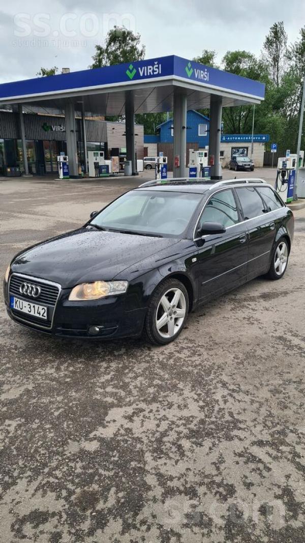 Melns Audi A4 2007 Rīga, ar dzinēja tilpumu 2.00 L un nobraukumu 348 tūkst. km par 1800 €, foto 1 vietnē AUTOMOTO.COM.LV