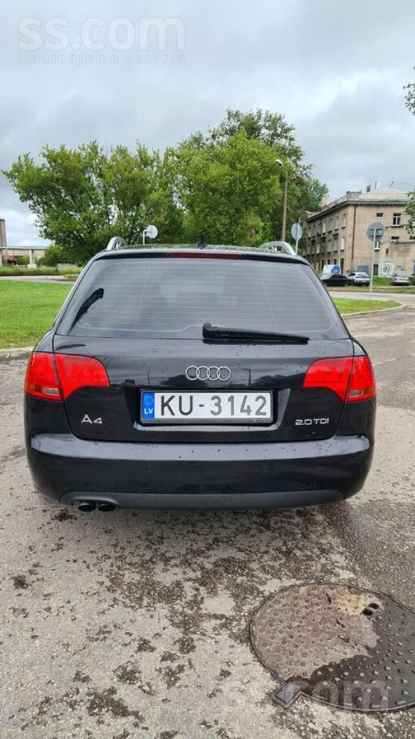 Melns Audi A4 2007 Rīga, ar dzinēja tilpumu 2.00 L un nobraukumu 348 tūkst. km par 1800 €, foto 6 vietnē AUTOMOTO.COM.LV