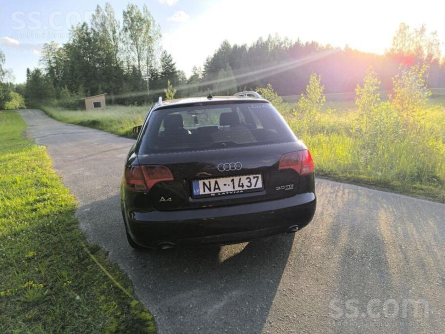 Black Audi A4 2007 in Rezekne, with an engine capacity of 3.00 L and mileage of 392 thousand km for 2800 €, photo 3 on AUTOMOTO.COM.LV