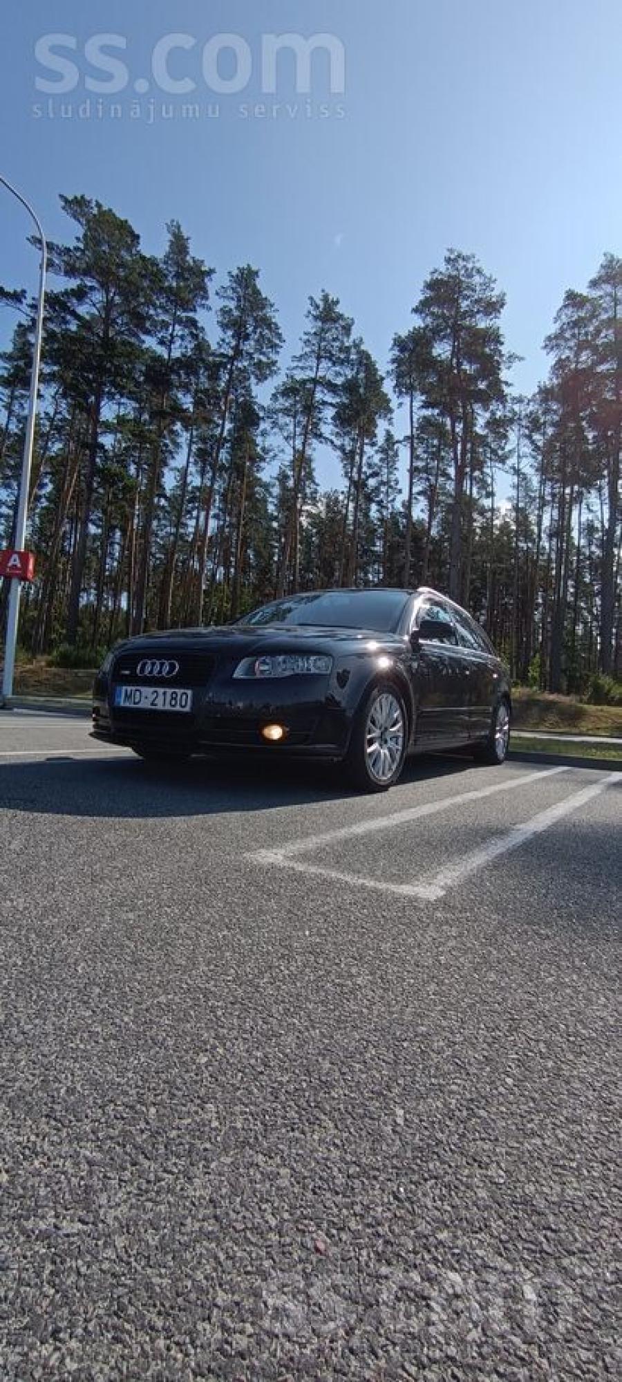 Melns Audi A4 2007 Rīga, ar dzinēja tilpumu 2.00 L un nobraukumu 291 tūkst. km par 3500 €, foto 1 vietnē AUTOMOTO.COM.LV
