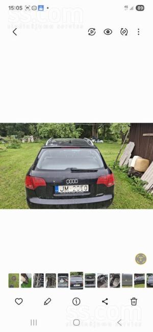 Melns Audi A4 2007 Valmiera, ar dzinēja tilpumu 1.90 L un nobraukumu 517 tūkst. km par 800 €, foto 3 vietnē AUTOMOTO.COM.LV