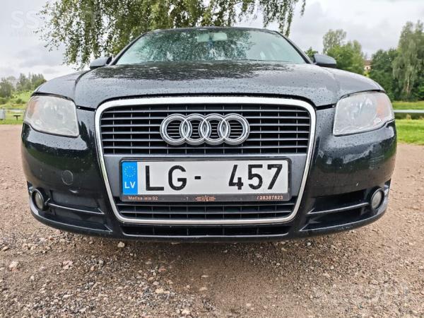 Black Audi A4 2007 in Bauska, with an engine capacity of 2.00 L and mileage of 341 thousand km for 2800 €, photo 3 on AUTOMOTO.COM.LV