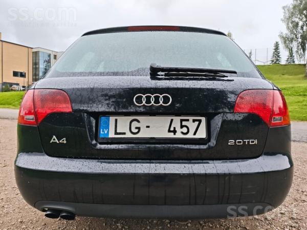 Black Audi A4 2007 in Bauska, with an engine capacity of 2.00 L and mileage of 341 thousand km for 2800 €, photo 4 on AUTOMOTO.COM.LV