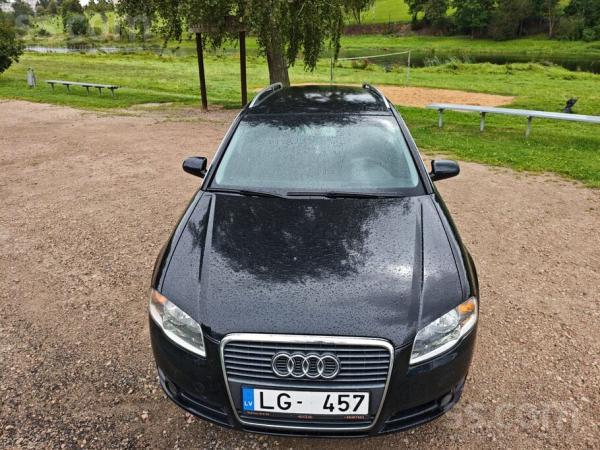Black Audi A4 2007 in Bauska, with an engine capacity of 2.00 L and mileage of 341 thousand km for 2800 €, photo 8 on AUTOMOTO.COM.LV