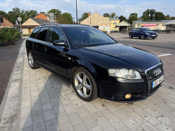 Black Audi A4 2007 in Valmiera, with an engine capacity of 2.00 L and mileage of 285 thousand km for 3390 €, photo 5 on AUTOMOTO.COM.LV